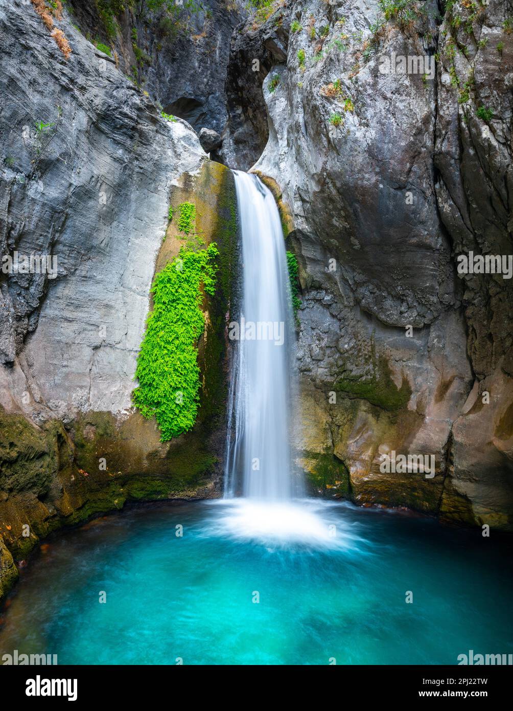 Sapadere canyon and beautiful waterfall, Alanya, Turkey Stock Photo - Alamy