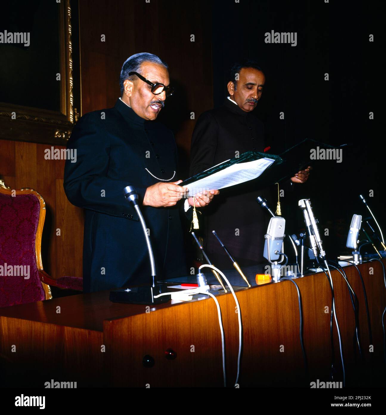 Mohammed Zia-Ul-Haq Sixth President of Pakistan 1977-1988 Stock Photo ...