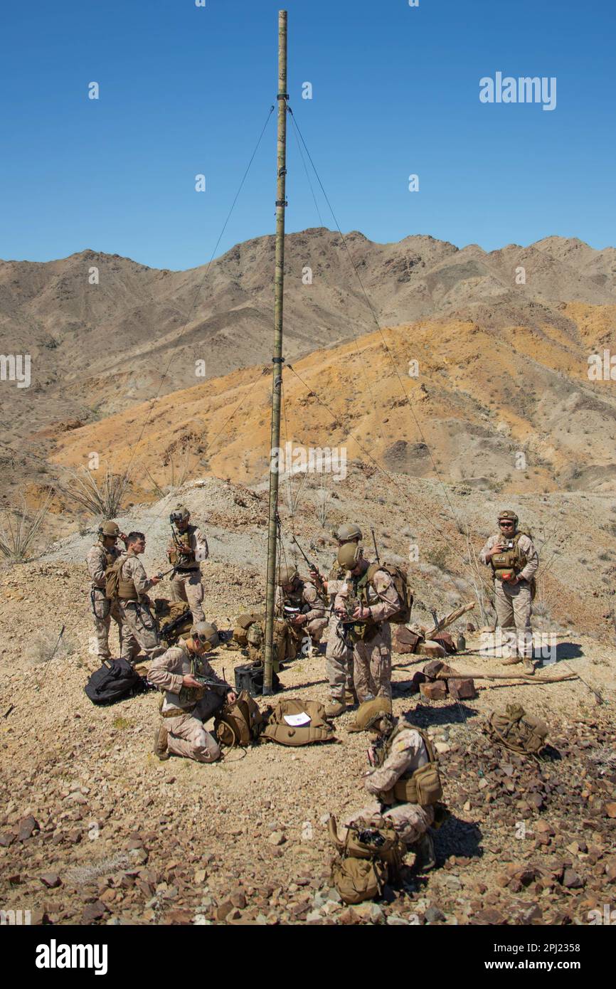 U.S. Marines assigned to Tactical Air Control Party, Marine Aviation ...