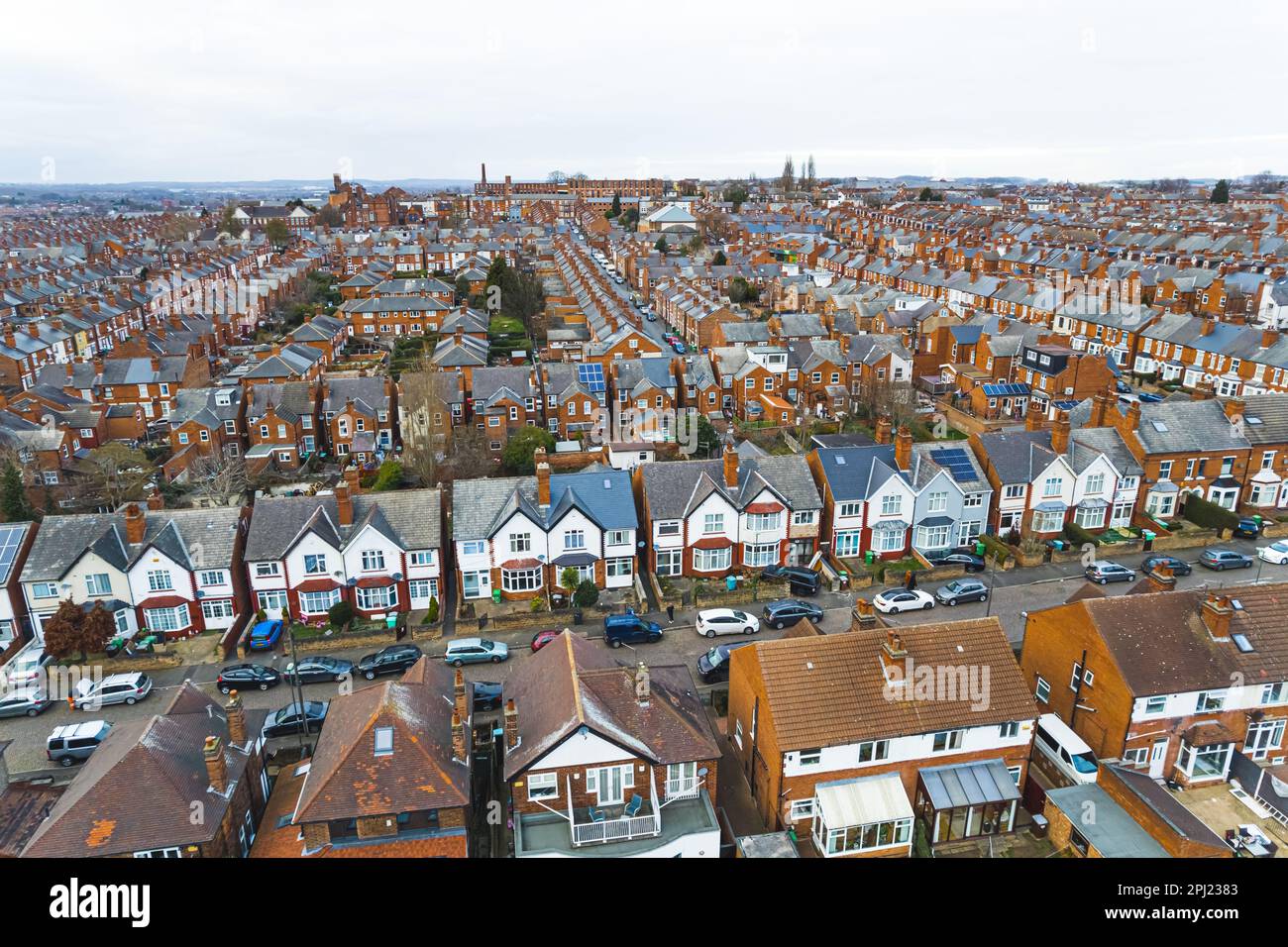 Classical stunning British architecture in the city of Nottingham seen ...