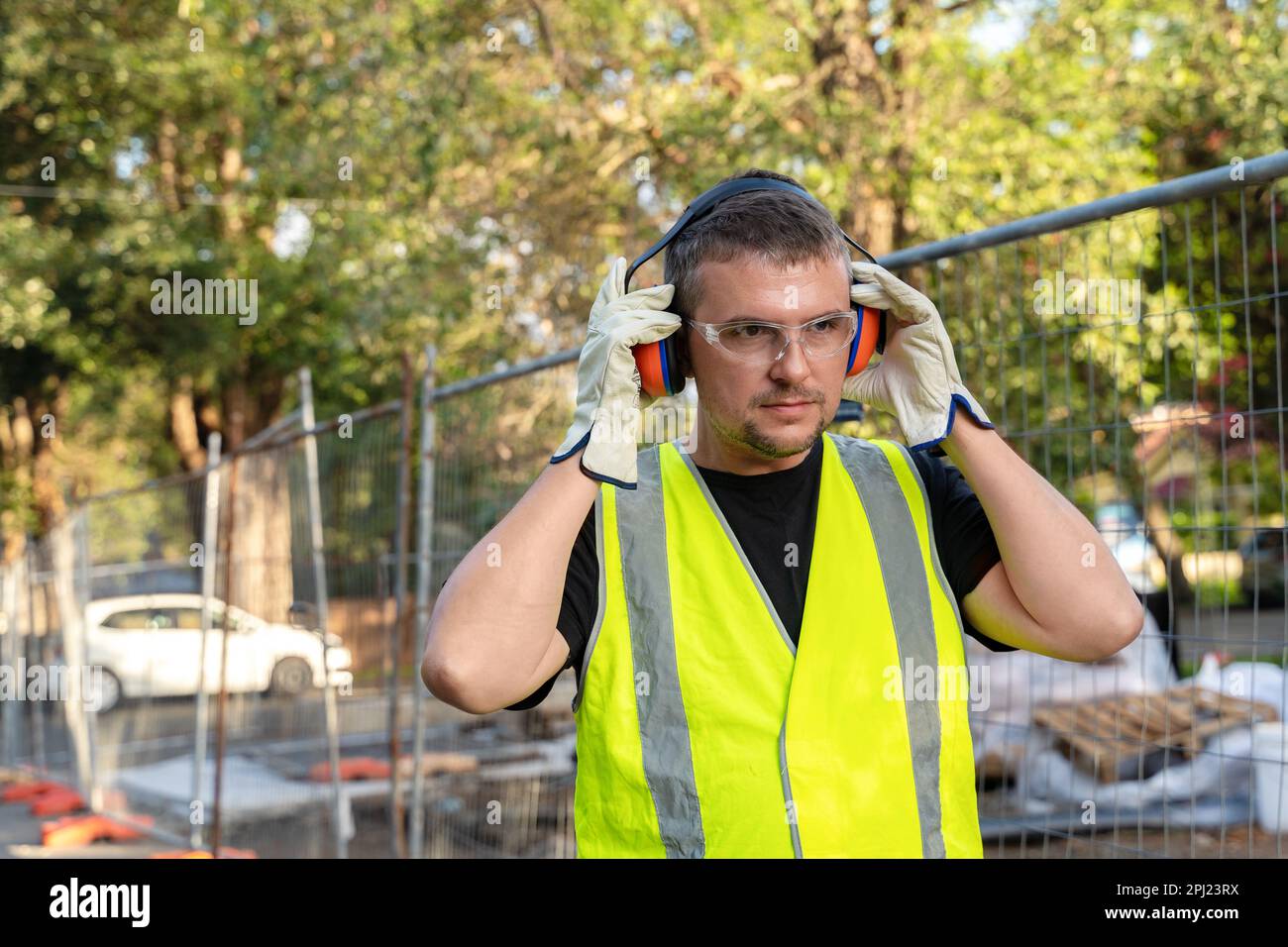 Male Industrial Worker Stock Photo - Alamy