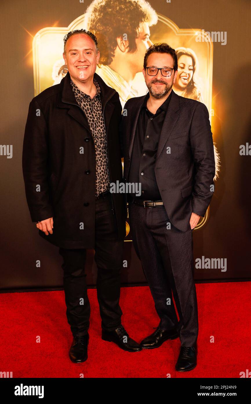 March 29, 2023, LOS ANGELES, CALIFORNIA, USA: EVAN BOGART and TIMOTHY ...