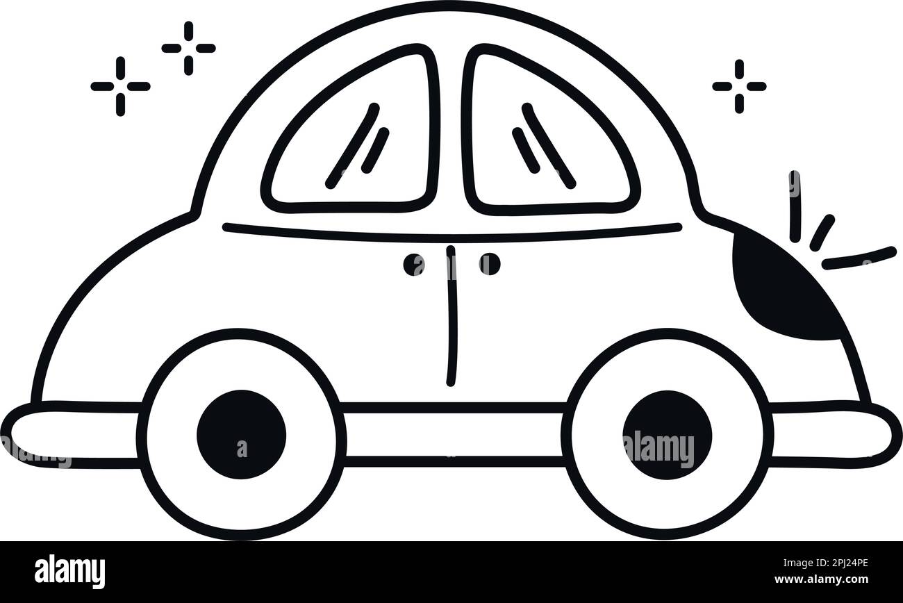 hand drawn automobile Stock Vector Image & Art - Alamy