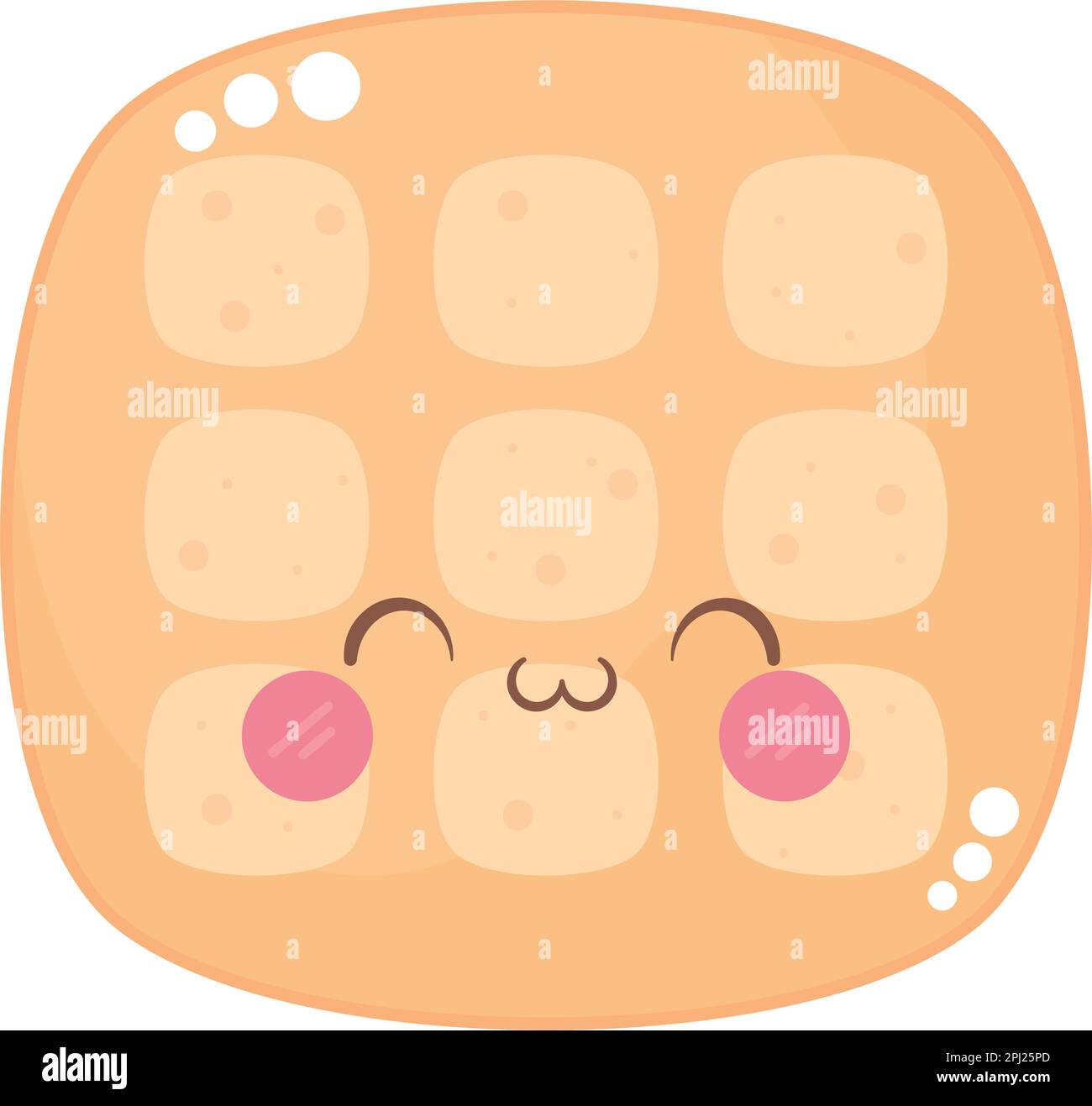 kawaii waffle design Stock Vector Image & Art - Alamy
