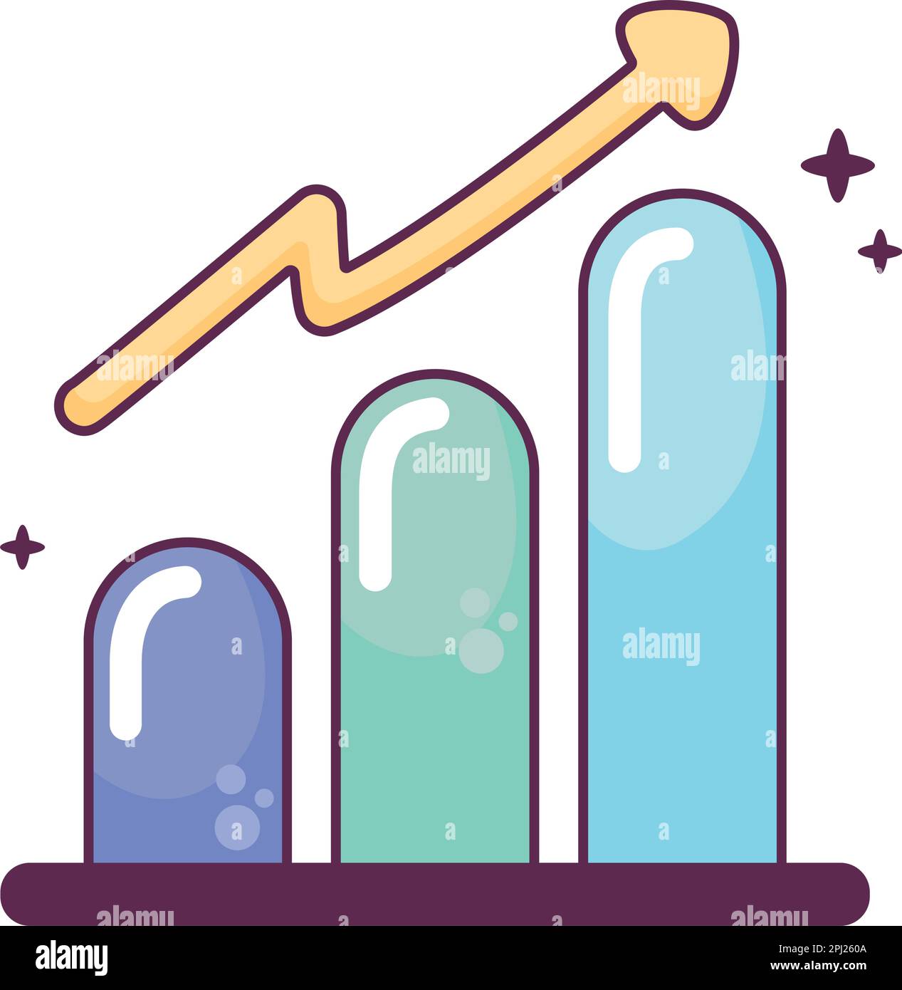 cute bars graph Stock Vector Image & Art - Alamy