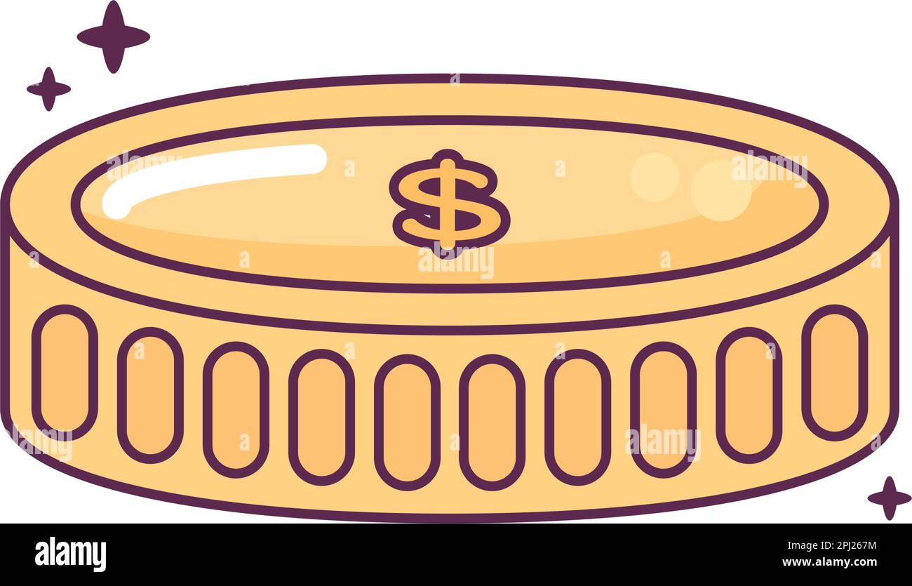 cute coin design Stock Vector Image & Art - Alamy