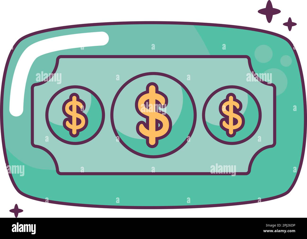 cute dollar design Stock Vector Image & Art - Alamy