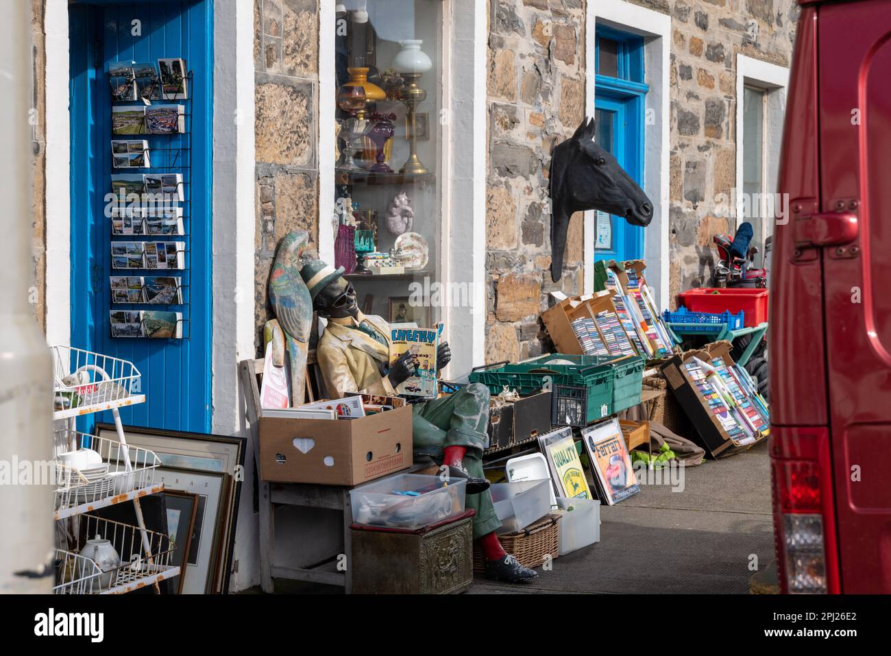 30 March 2023. Cullen,Moray,Scotland. This is the front of the Antique ...