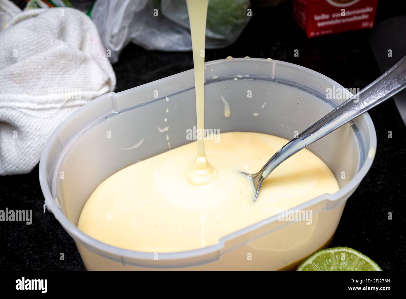 Plastic cream pot hi-res stock photography and images - Alamy