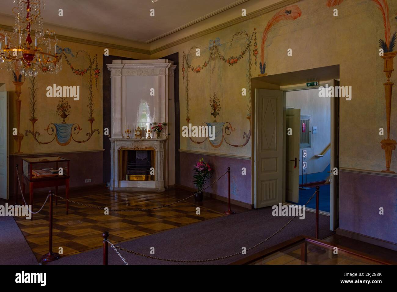 Cesis, Latvia, June 26, 2022: Interior of the CД“sis History and Art ...