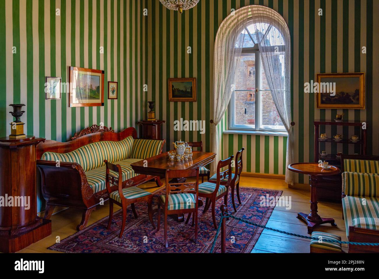 Cesis, Latvia, June 26, 2022: Interior of the CД“sis History and Art ...