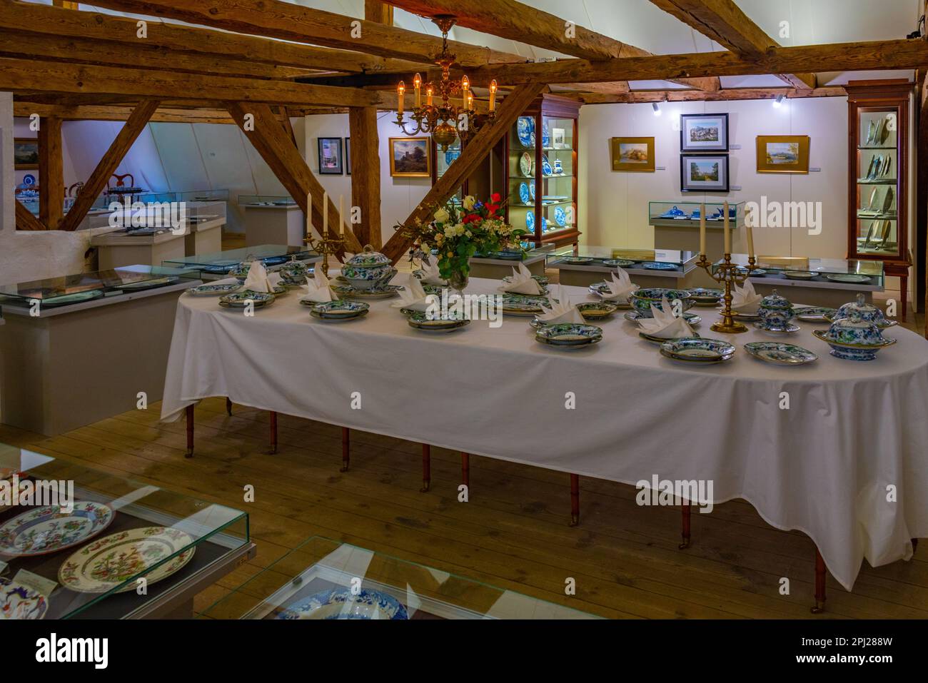 Cesis, Latvia, June 26, 2022: Interior of the CД“sis History and Art ...