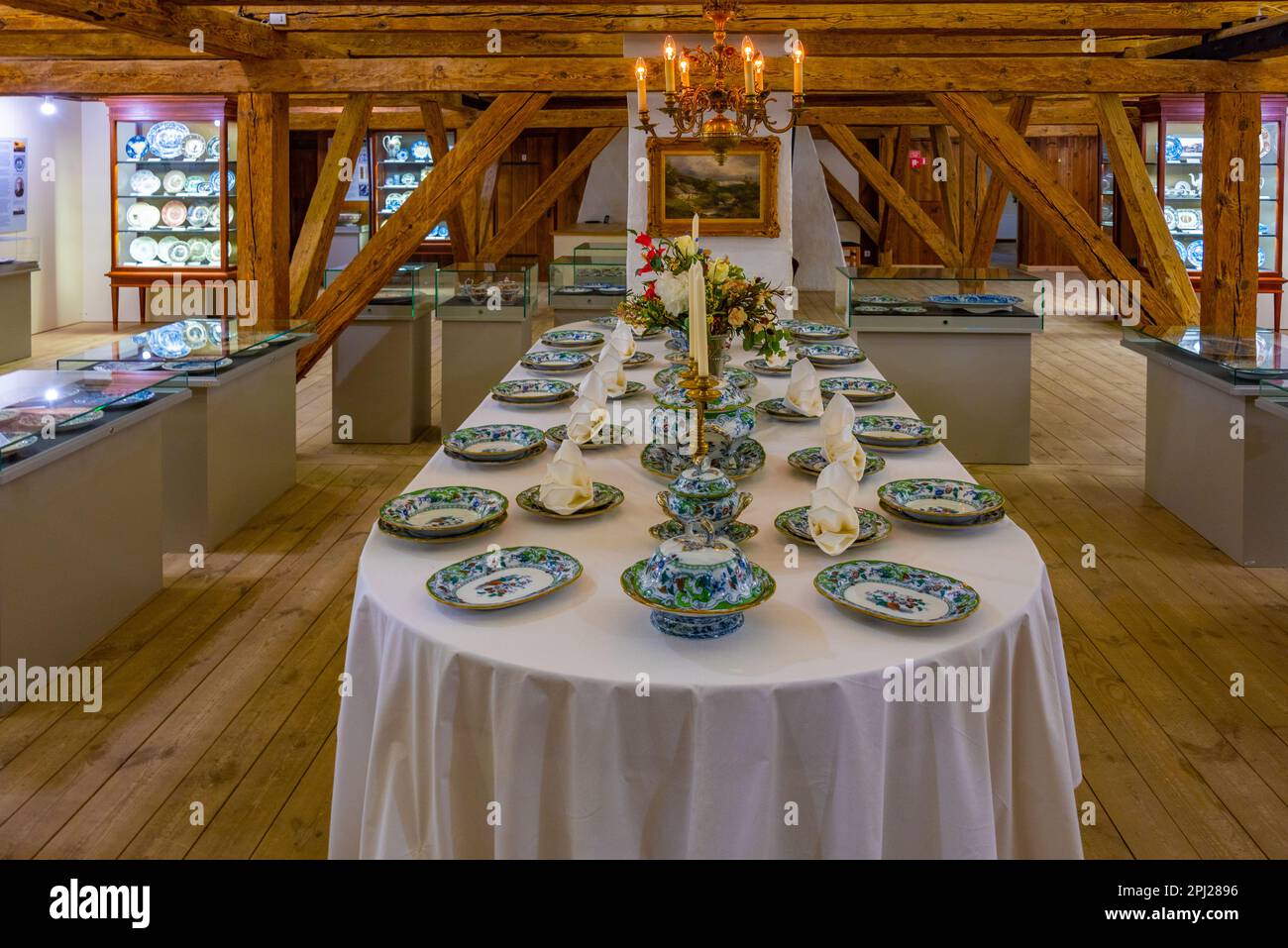 Cesis, Latvia, June 26, 2022: Interior of the CД“sis History and Art ...