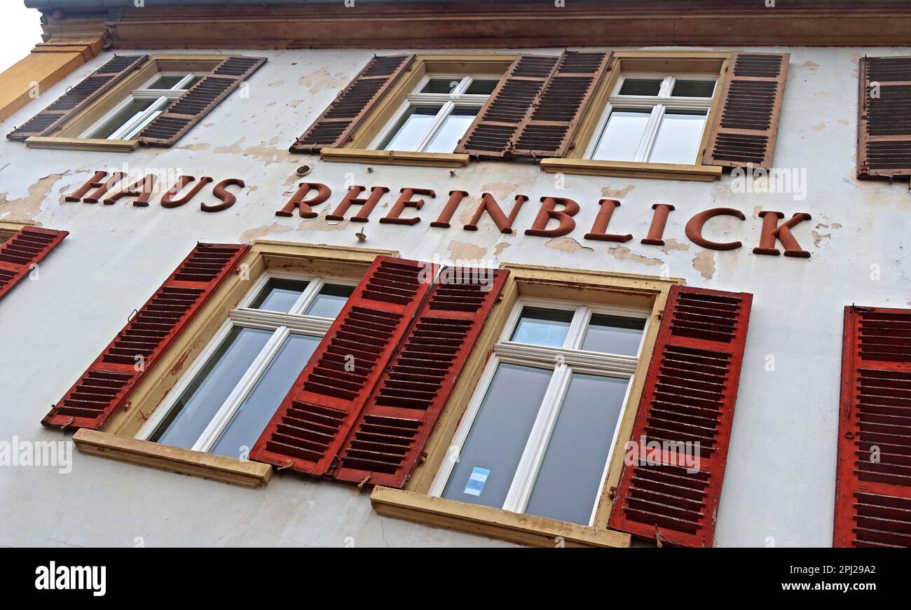 Haus rheinblick hi-res stock photography and images - Alamy