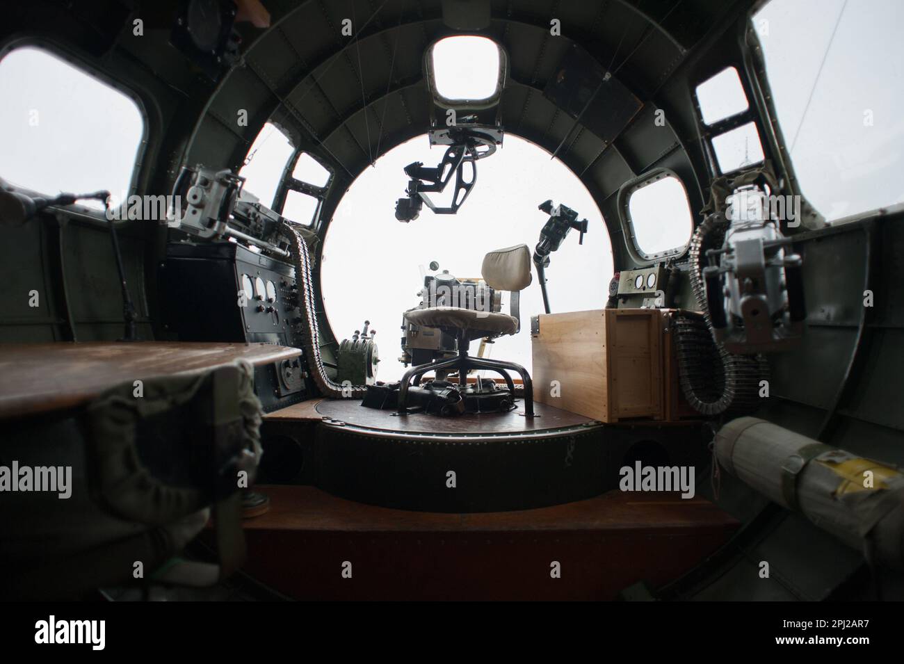 Interior of B-17G "Nine-O-Nine" Flying Fortress Stock Photo - Alamy