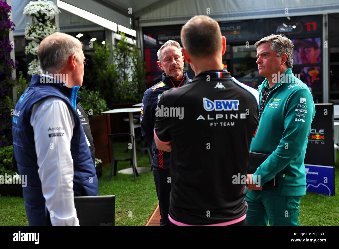 Melbourne, Australia. 31st Mar, 2023. (L to R): Dave Redding (GBR ...