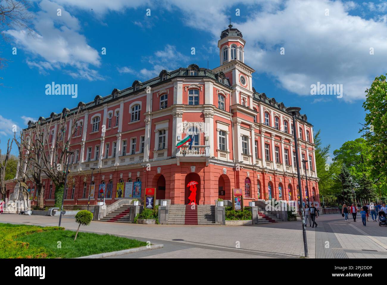 Pleven, Bulgaria, April 25, 2022: Municipality building in Pleven ...