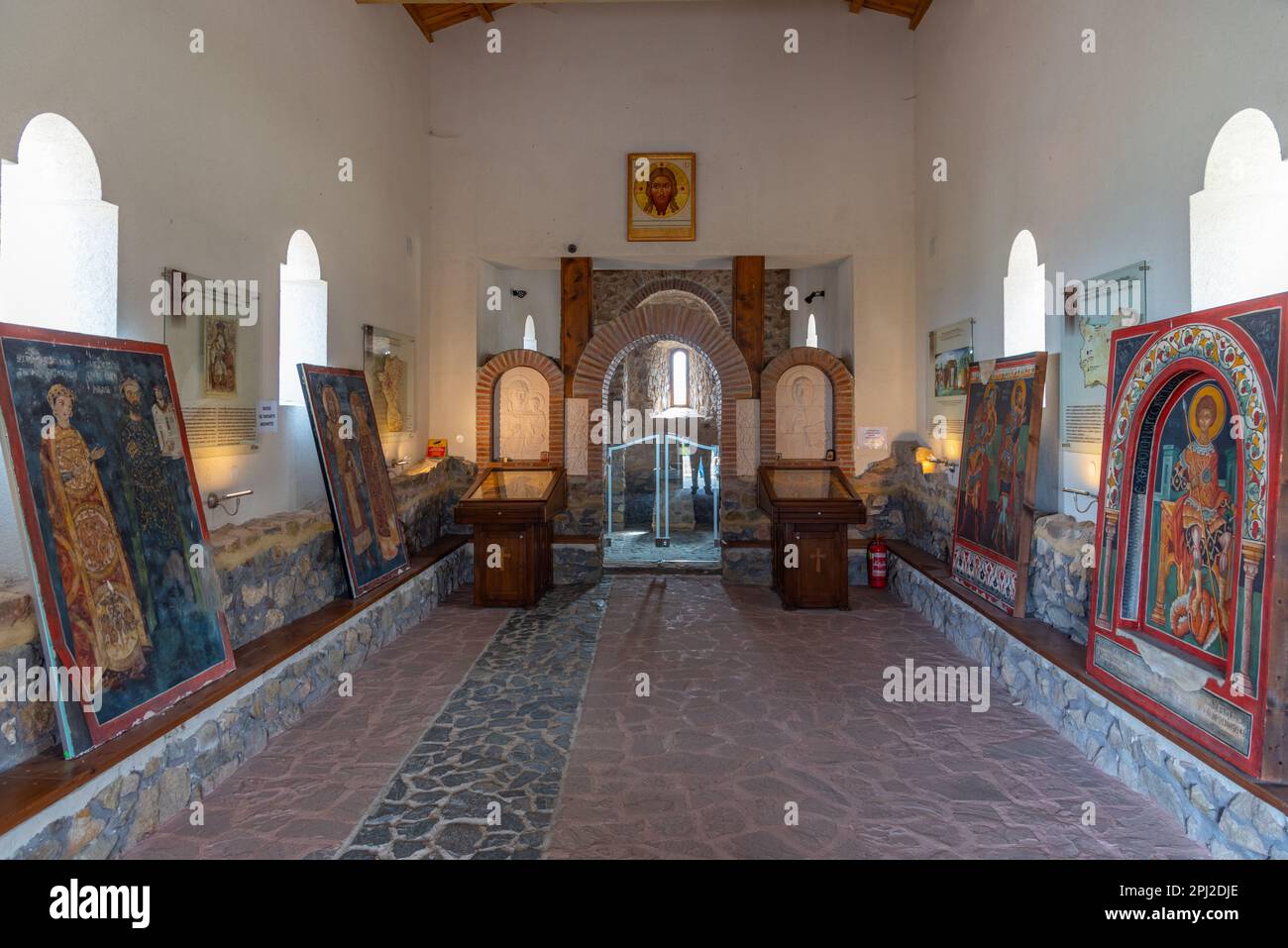 Belchin, Bulgaria, May 1, 2022: Interior of Tsari Mali Grad fortress in ...