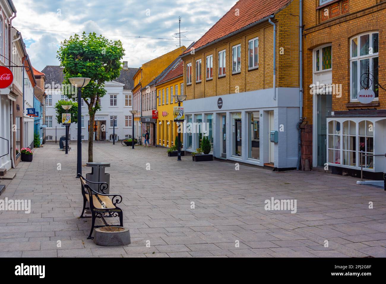 Faaborg, Denmark, June 20, 2022: View of Faaborg museum at Denmark ...