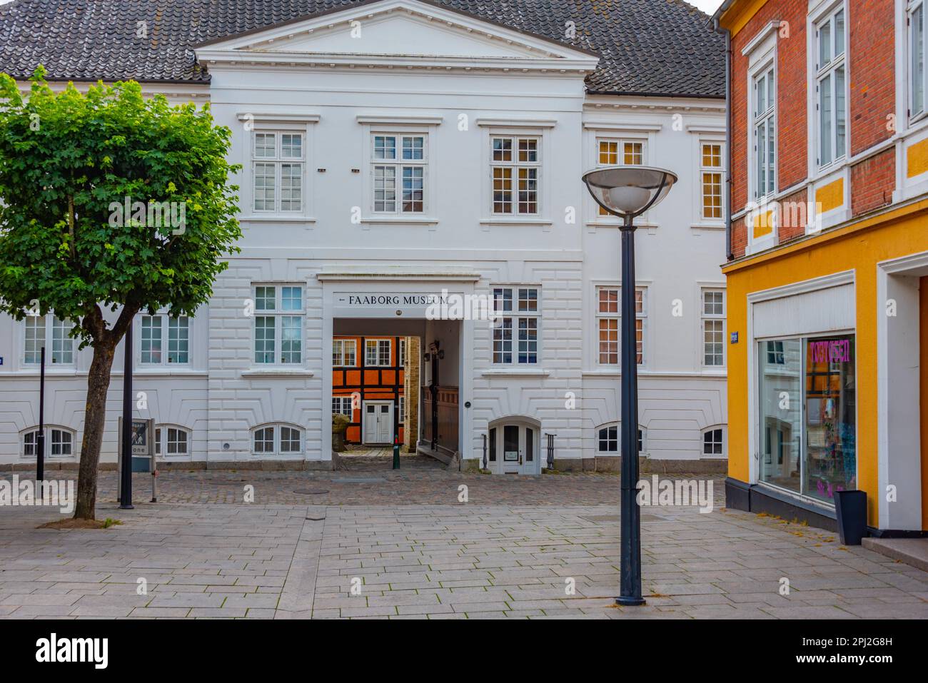 Faaborg, Denmark, June 20, 2022: View of Faaborg museum at Denmark ...
