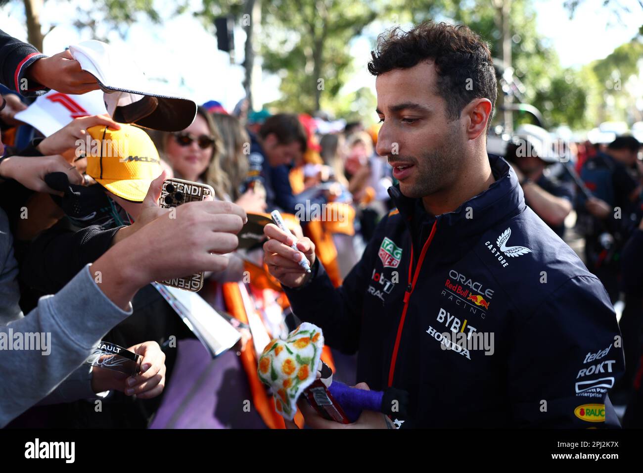 Melbourne, Australia. 31st Mar, 2023. Daniel Ricciardo (AUS) Red Bull Racing Reserve and Third ...