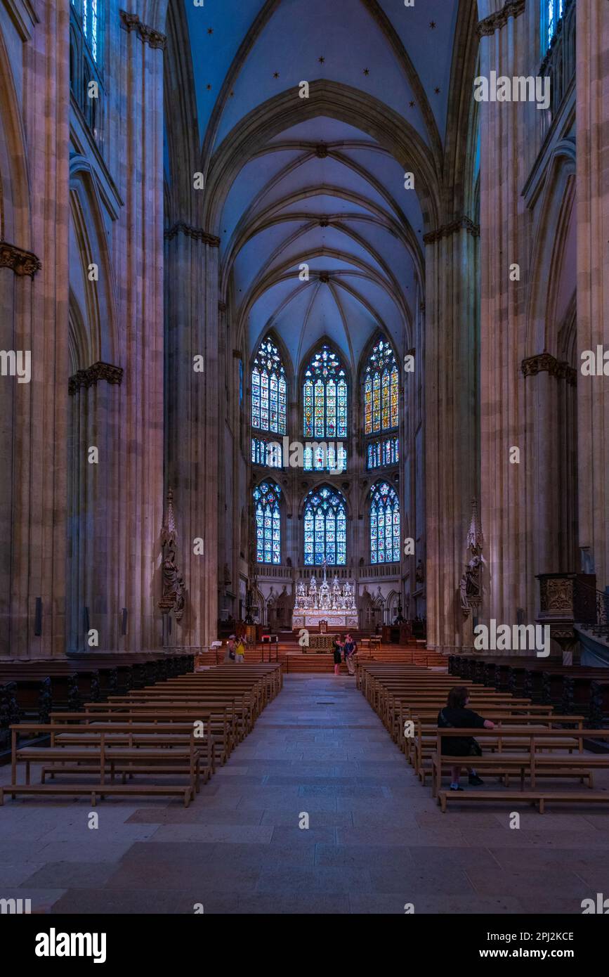 Sculpture in regensburg cathedral in hi-res stock photography and ...