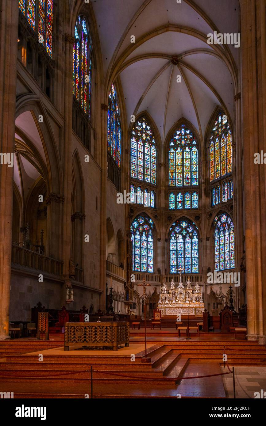 Sculpture in regensburg cathedral in hi-res stock photography and ...