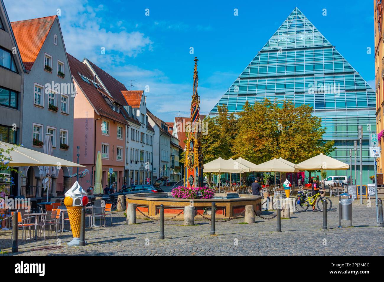 Ulm, Germany, August 17, 2022: Ulm City Library in Germany Stock Photo ...