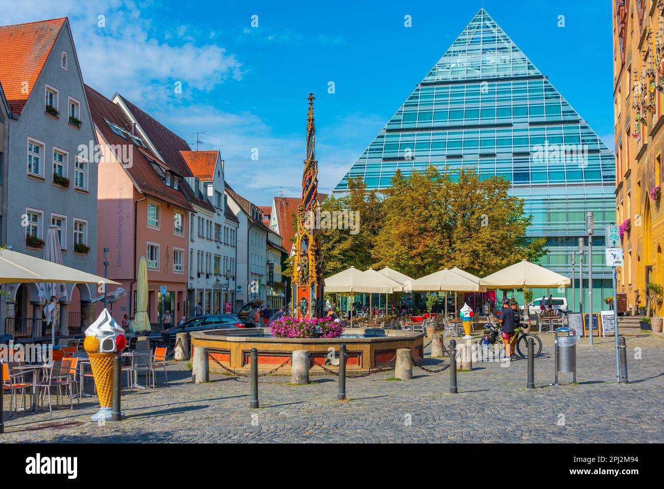 Ulm triangular hi-res stock photography and images - Alamy