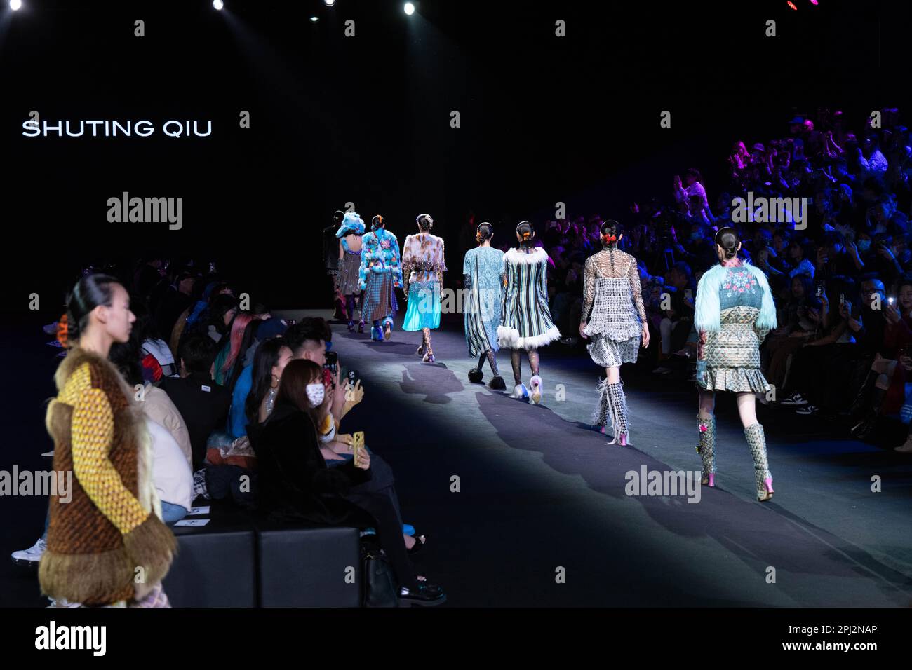 SHANGHAI, CHINA - MARCH 29, 2023 - Models take part in brand SHUTING ...