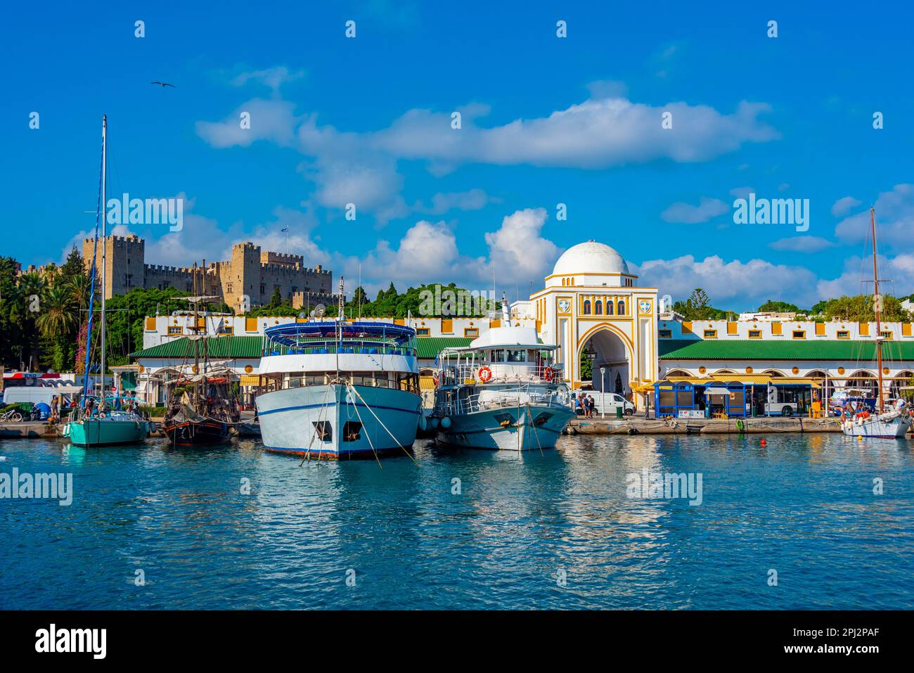 Rhodes, Greece, August 27, 2022: Palace of the Grand Master of the ...