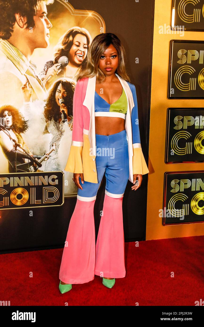 March 29, 2023, LOS ANGELES, CALIFORNIA, USA: RIELE DOWNS attends the ...