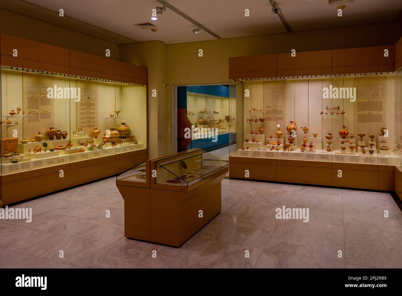 Mycenae, Greece, September 9, 2022: Ancient artifacts at the ...