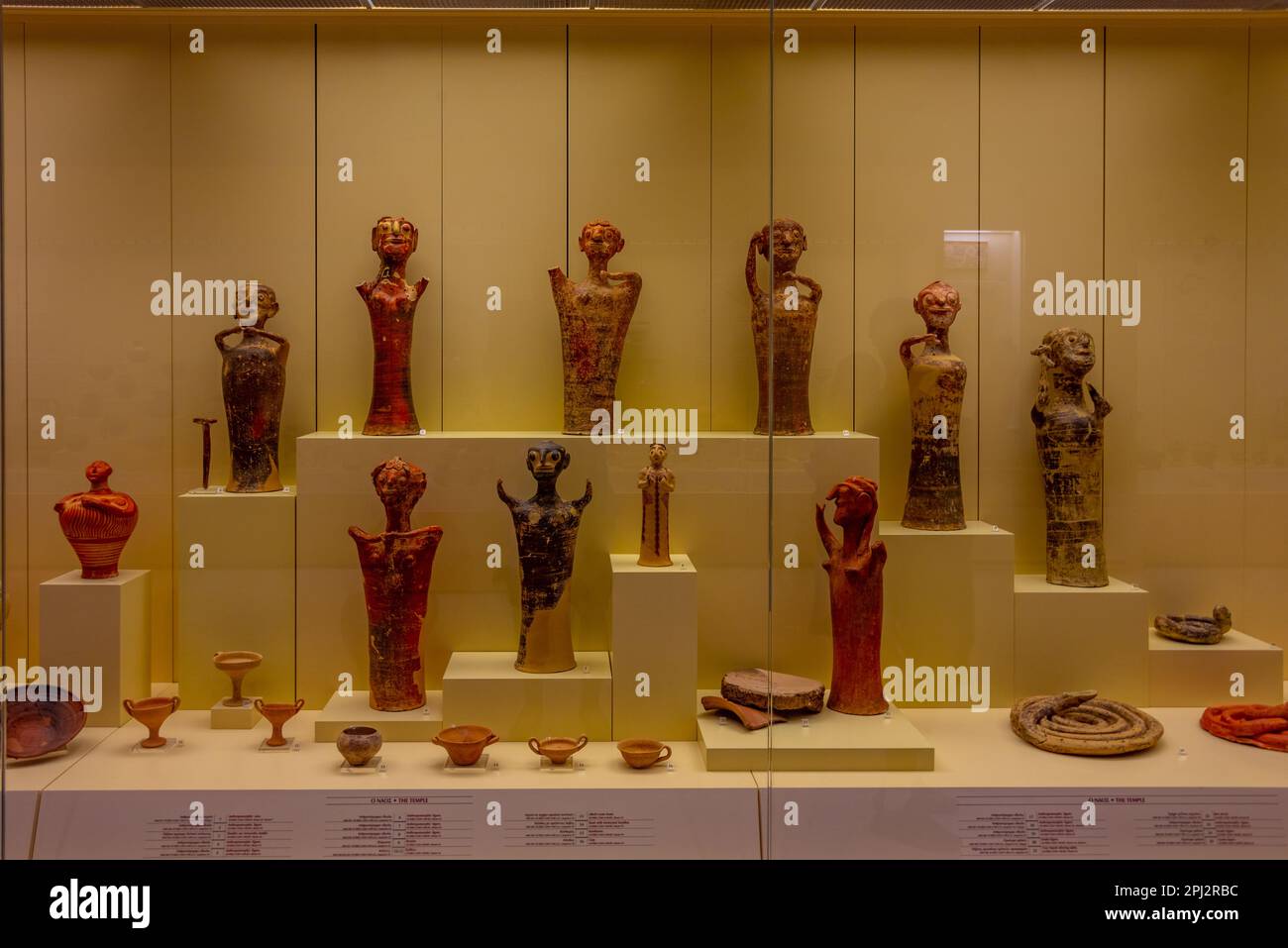 Mycenae, Greece, September 9, 2022: Ancient artifacts at the ...