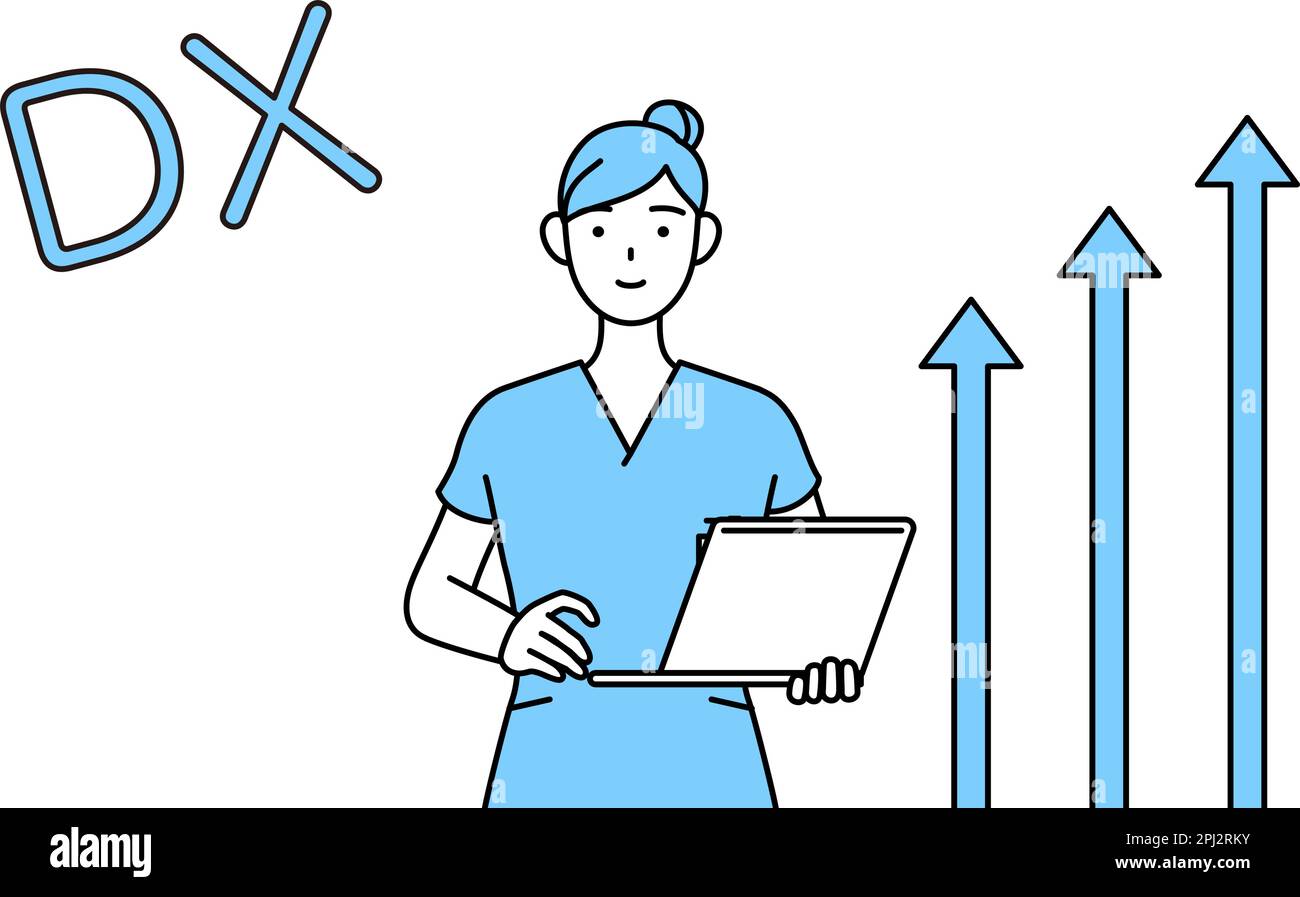 Image of DX, Female nurse, physical therapist, occupational therapist ...