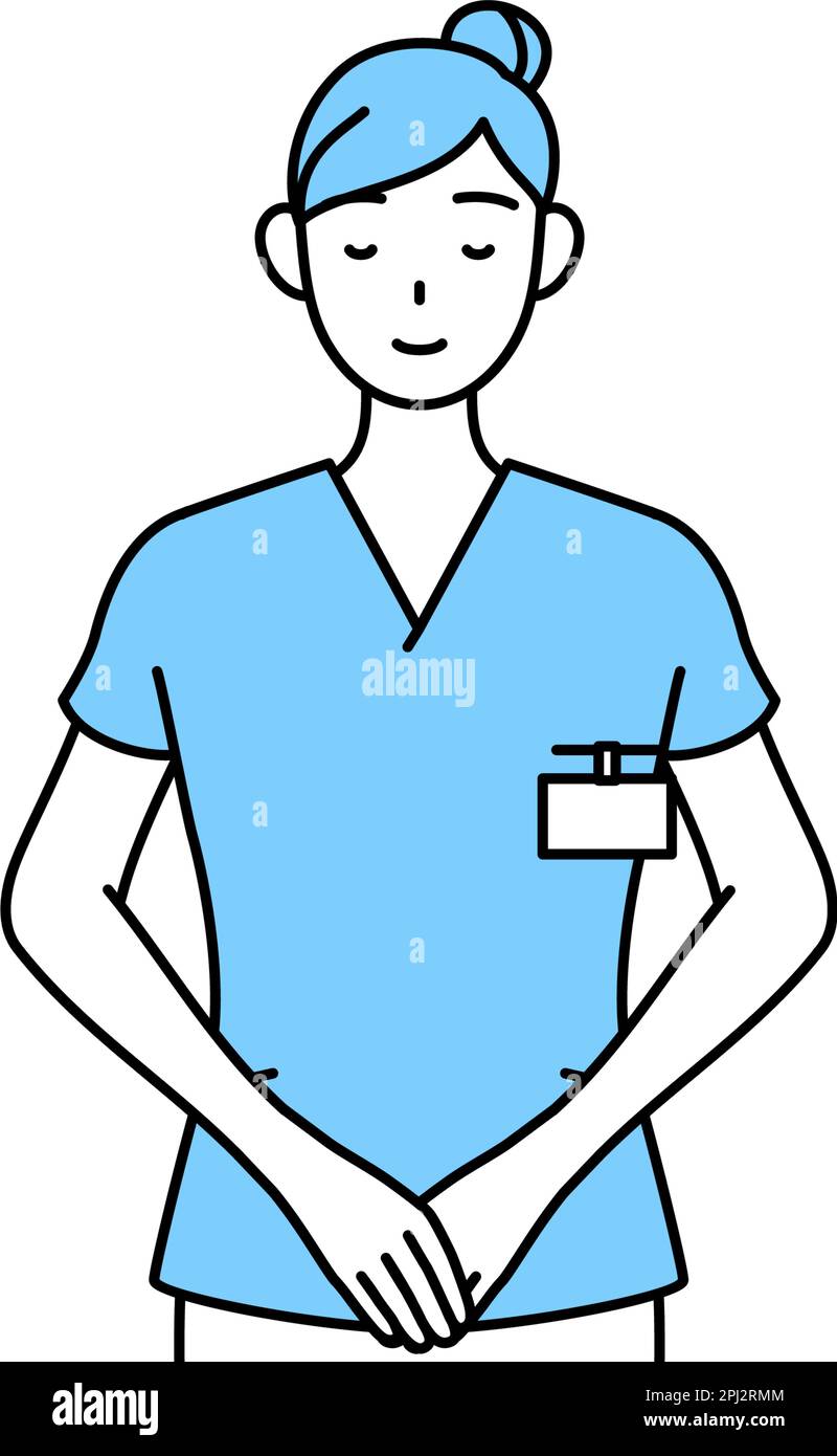 Female nurse, physical therapist, occupational therapist, speech ...