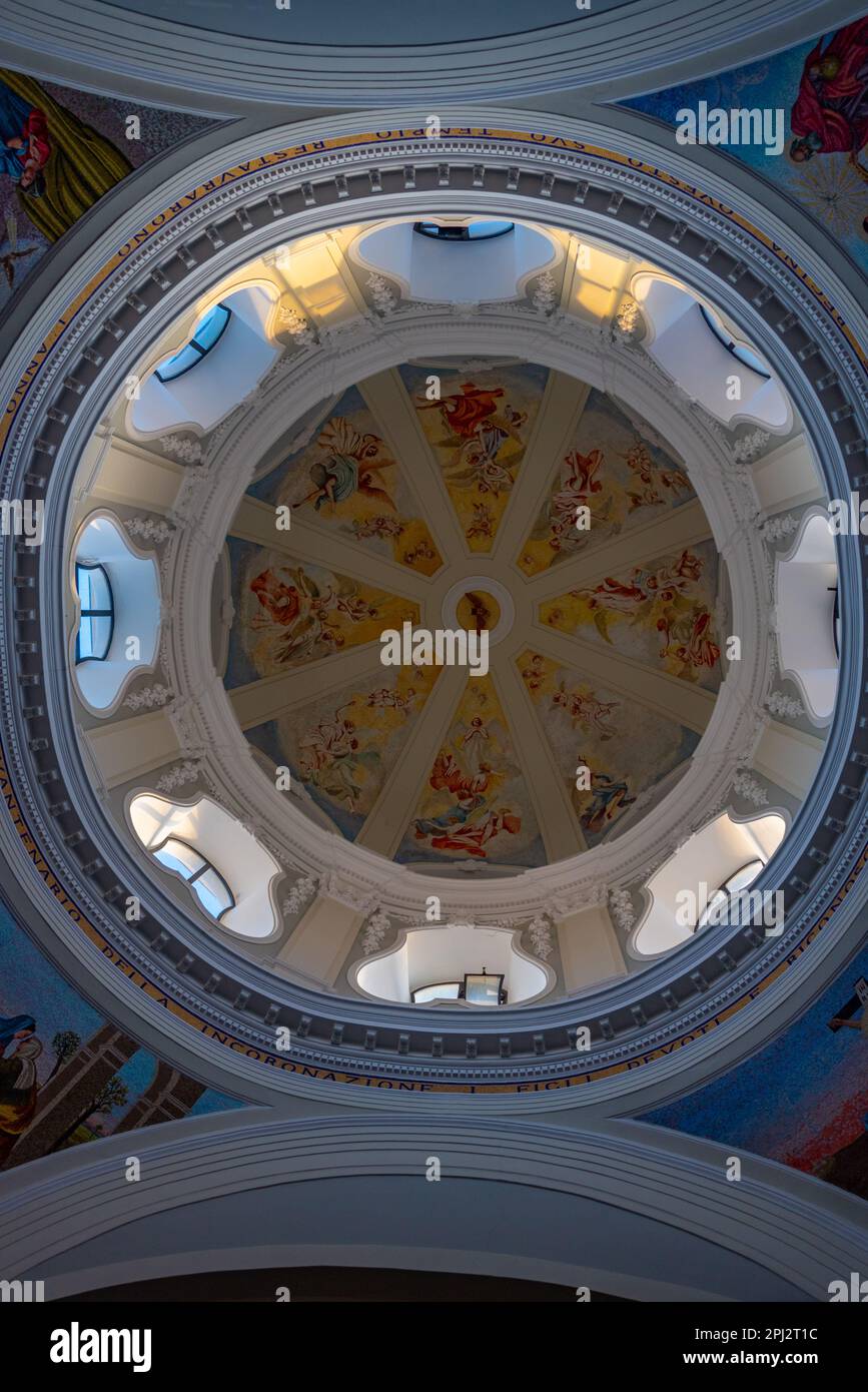 Procida, Italy, May 23, 2022: interior of the Santuario S. Maria delle ...