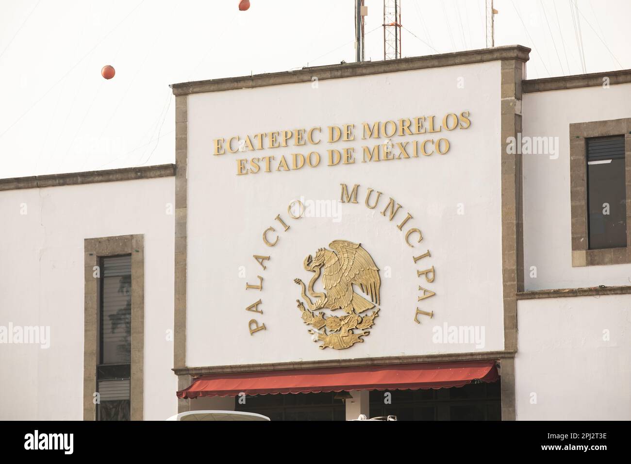 Ecatepec de Morelos, Mexico - November 19, 2022: Morning light shines ...