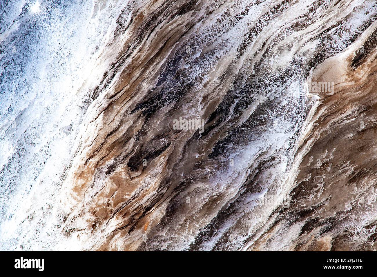 Glacier wall with ice patterns. Beauty of nature Stock Photo - Alamy