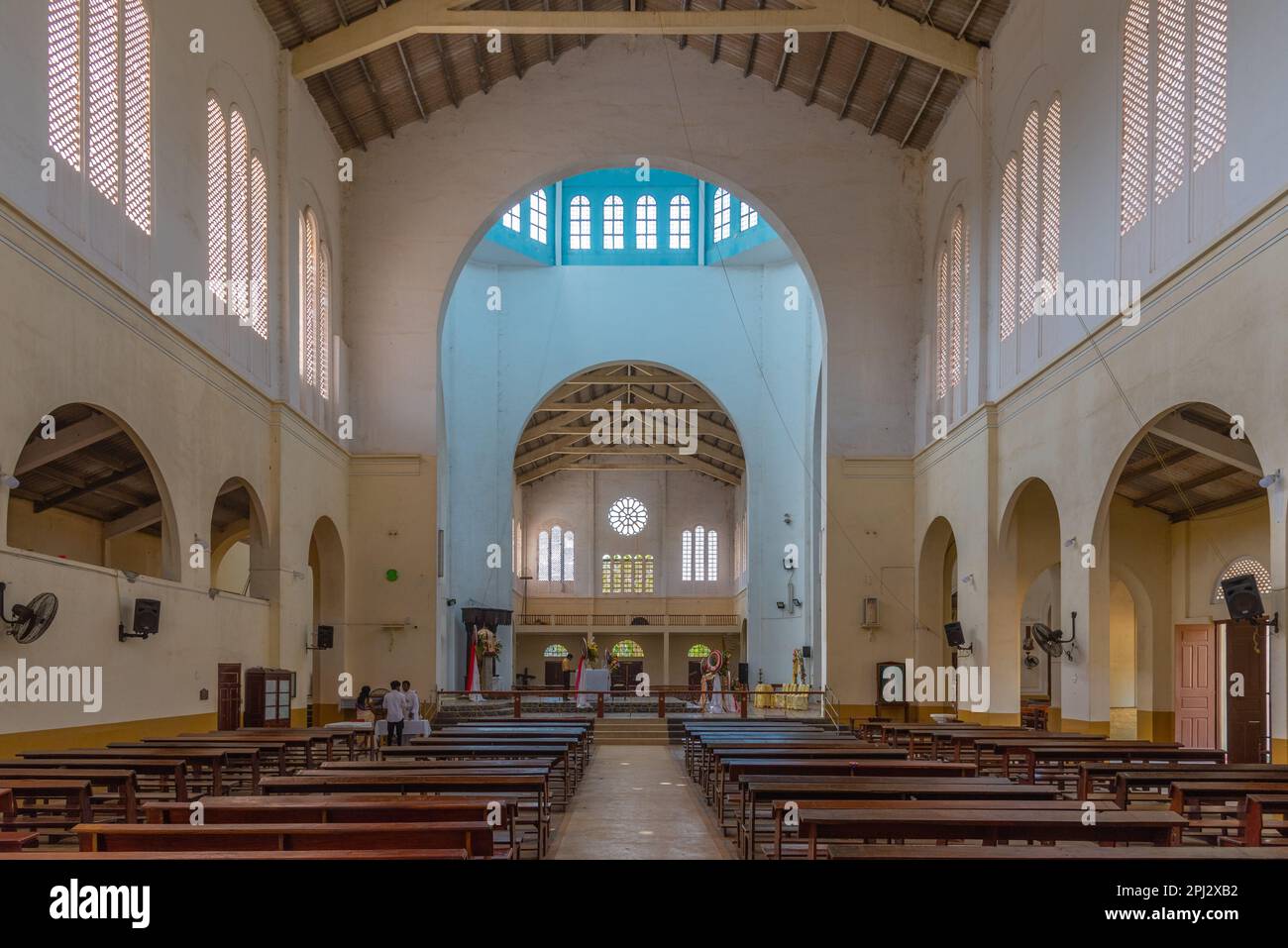 Jaffna, Sri Lanka, February 7, 2022: Interior of St MaryвЂ™s Cathedral ...