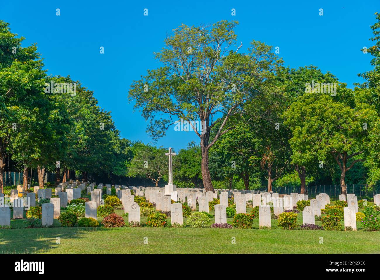 Trincomalee, Sri Lanka, February 6, 2022: Trincomalee War Cemetery in ...