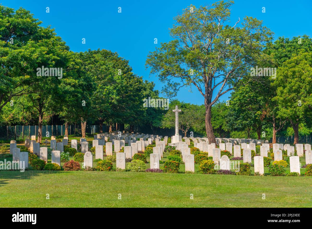 Trincomalee, Sri Lanka, February 6, 2022: Trincomalee War Cemetery in ...