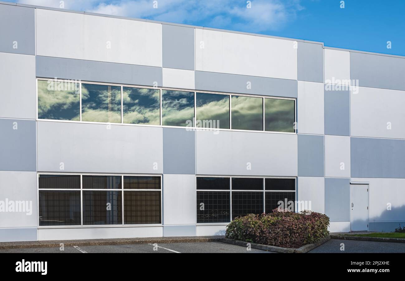 Commerce and Industry new modern building. Industry state. Architecture ...