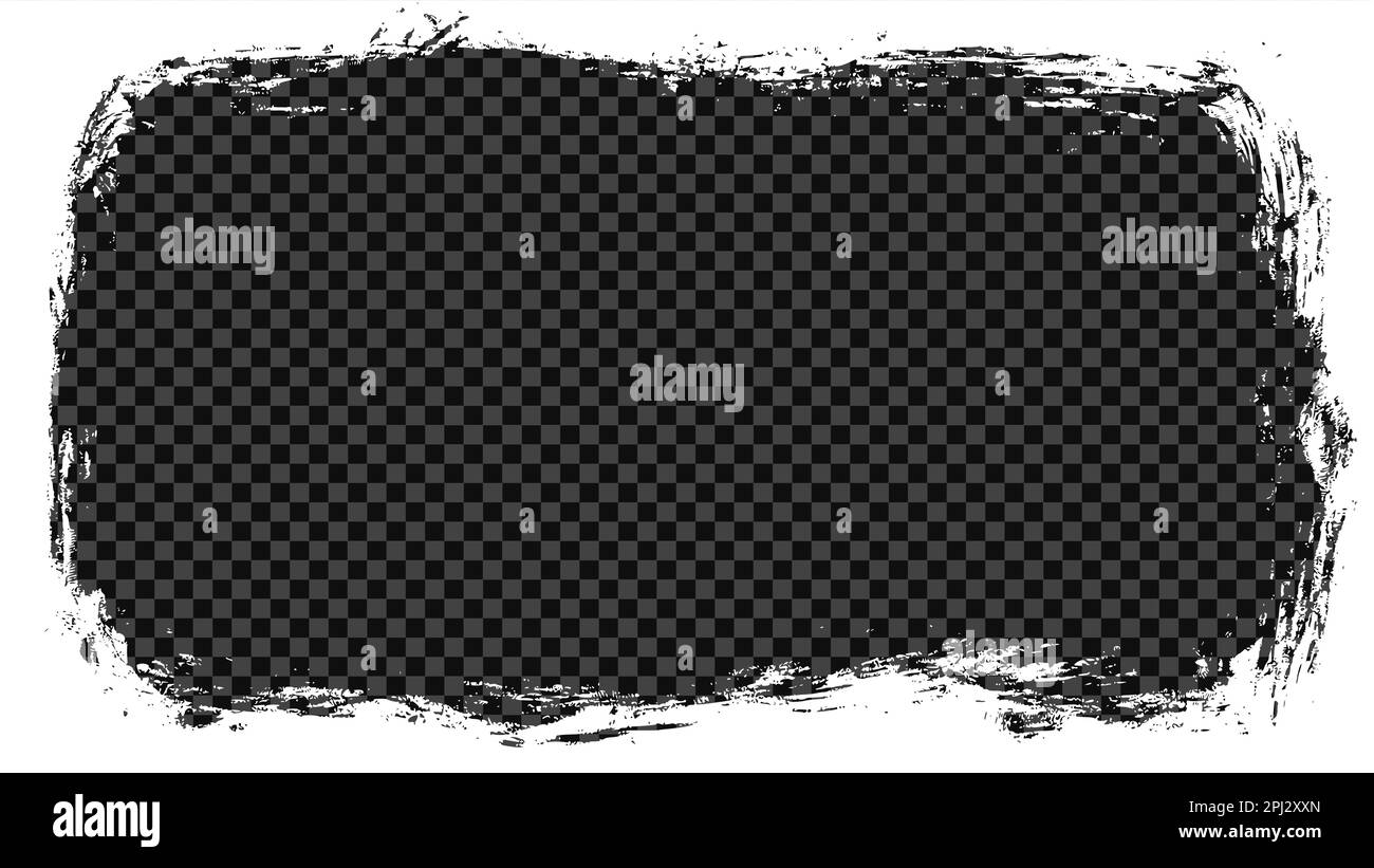 Grunge frame for photo collage, stories and social network media 16 9 ...