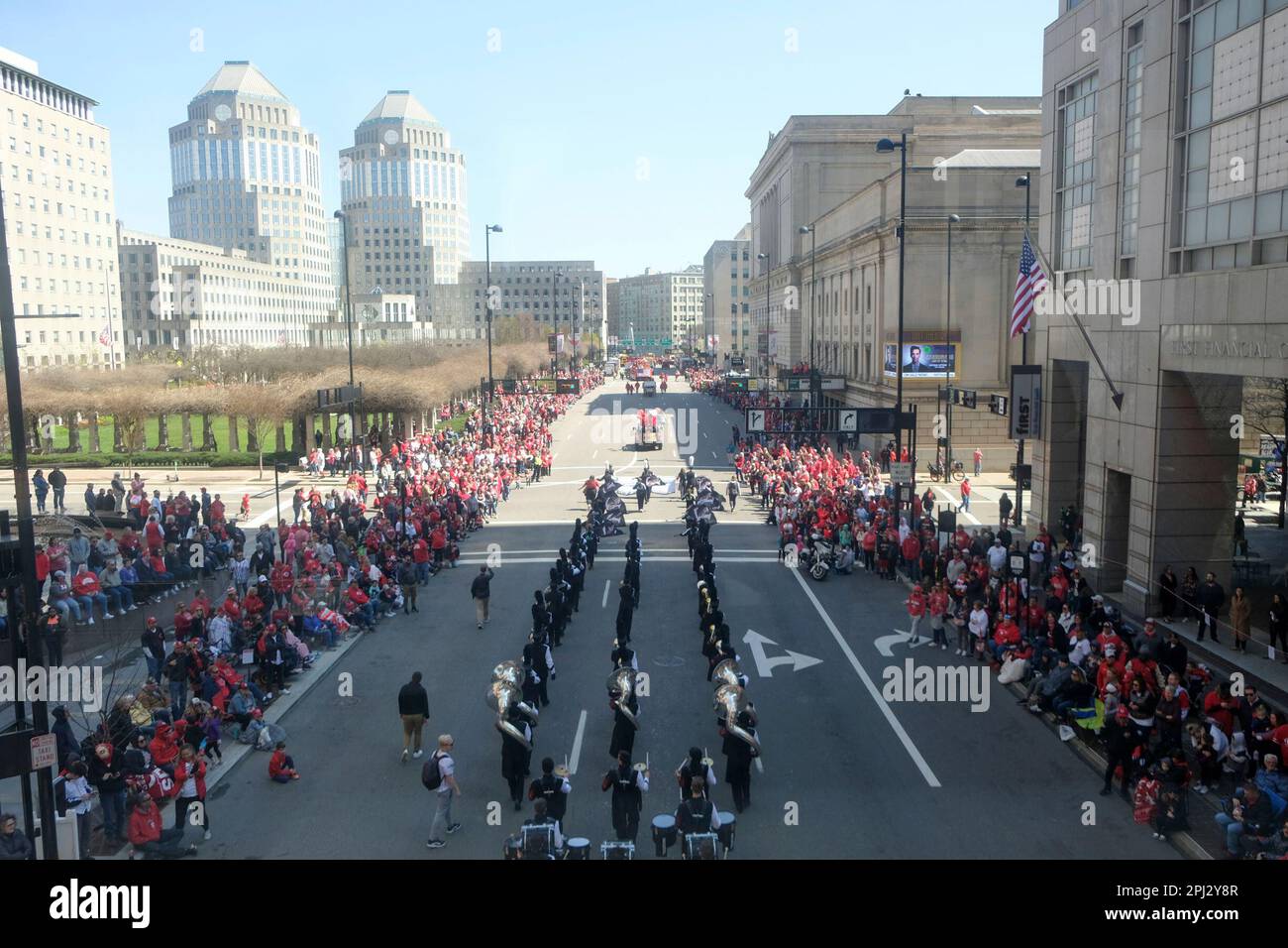 CINCINNATI, OH - MARCH 30: An overall during the Findlay Market Opening ...