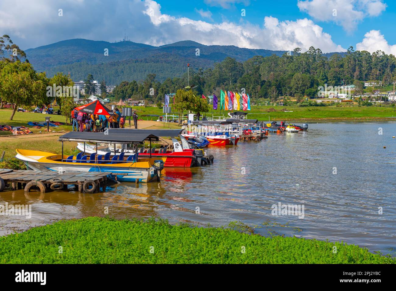 Nuwara Eliya, Sri Lanka, January 30, 2022: Recreational activities ...