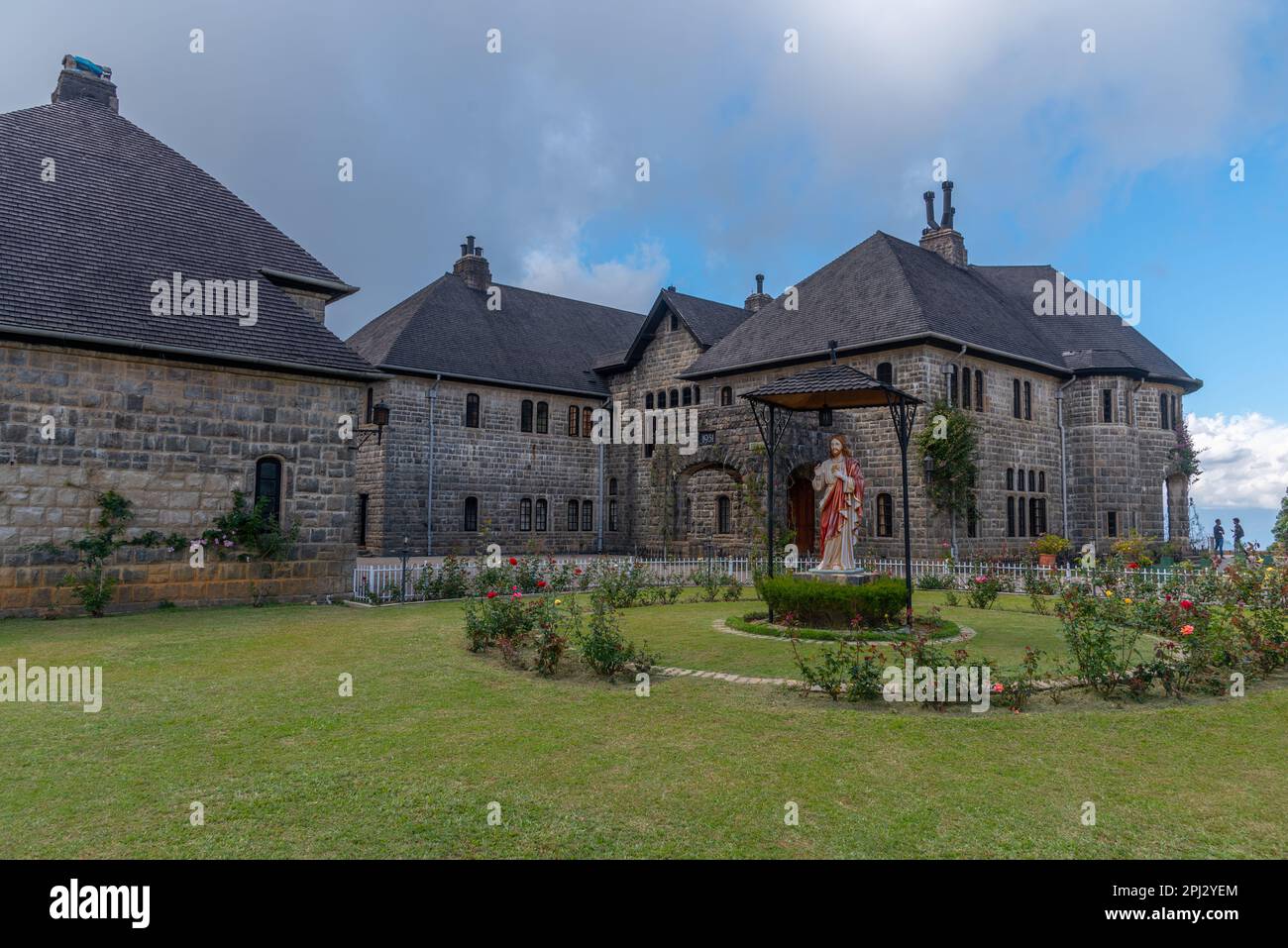 Haputale, Sri Lanka, January 29, 2022: Adisham monastery near Haputale ...