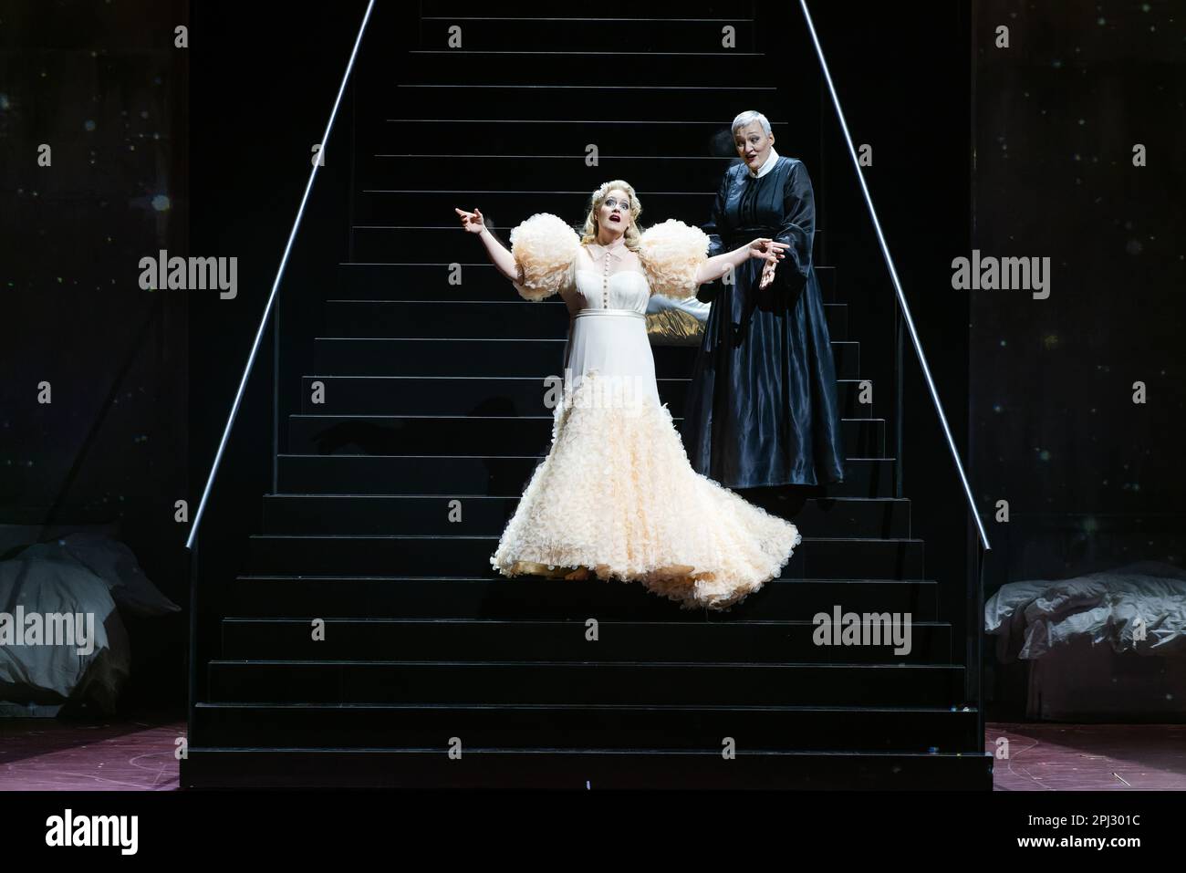 Baden Baden, Germany. 29th Mar, 2023. Michaela Schuster as "Die Amme ...