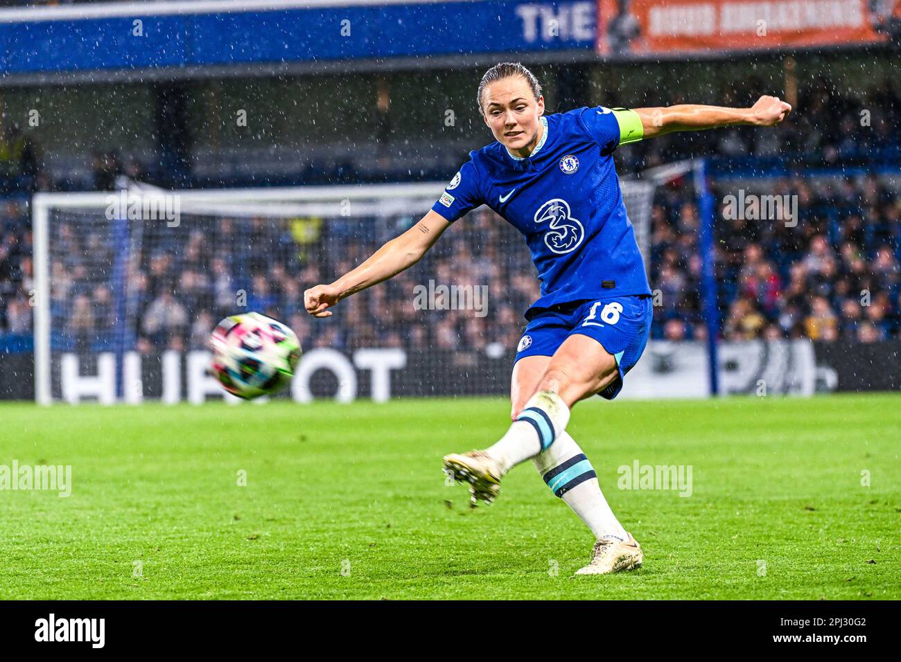 Magdalena Eriksson (16) of Chelsea pictured during a female soccer game ...