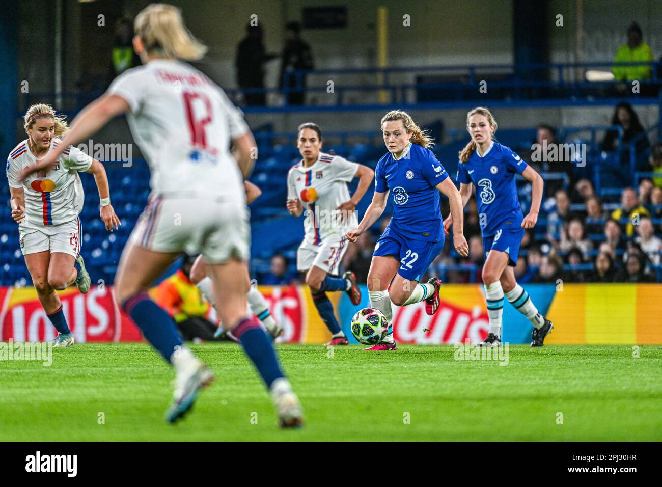 Erin Cuthbert (22) of Chelsea pictured during a female soccer game ...